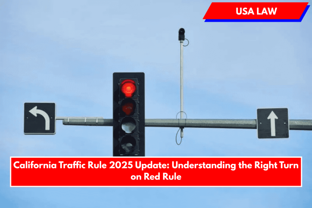 California Traffic Rule 2025 Update: Understanding the Right Turn on ...