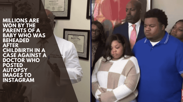 Millions are won by the parents of a baby who was beheaded after ...