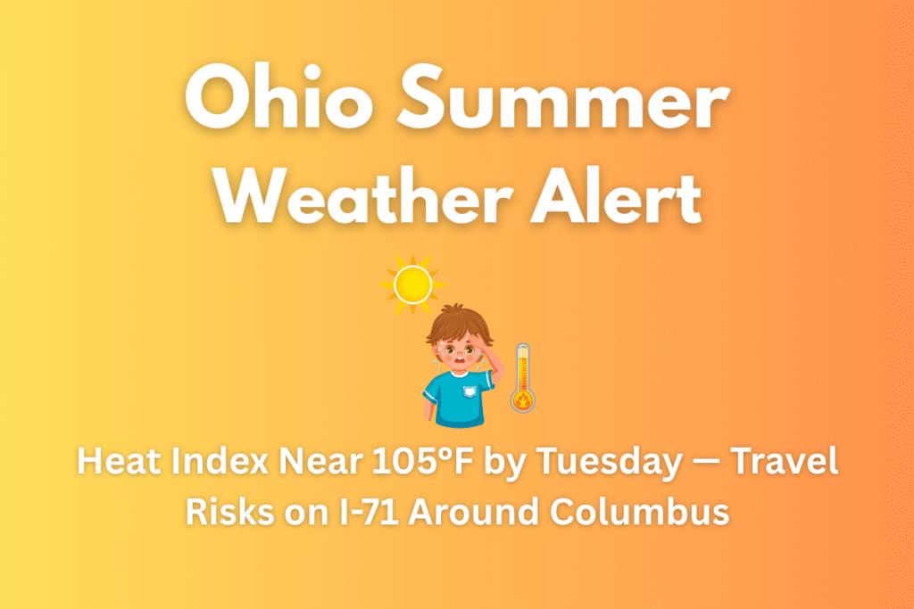 Ohio Summer Weather Alert: Heat Index Near 105°F by Tuesday — Travel ...
