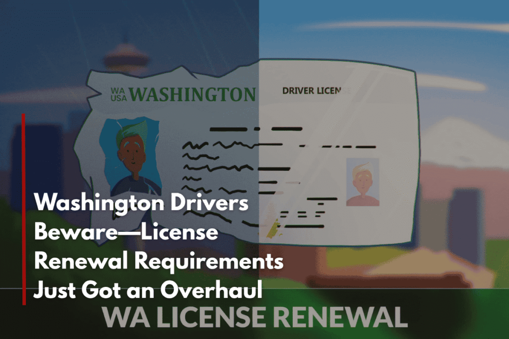 Washington Drivers Beware—License Renewal Requirements Just Got an ...