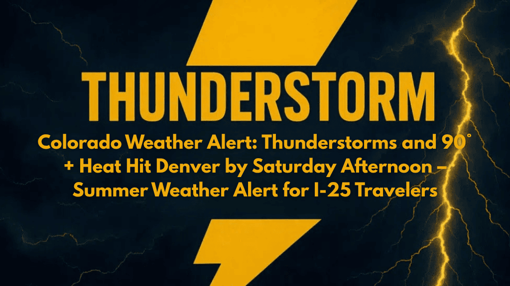 Colorado Weather Alert: Thunderstorms and 90°+ Heat Hit Denver by ...