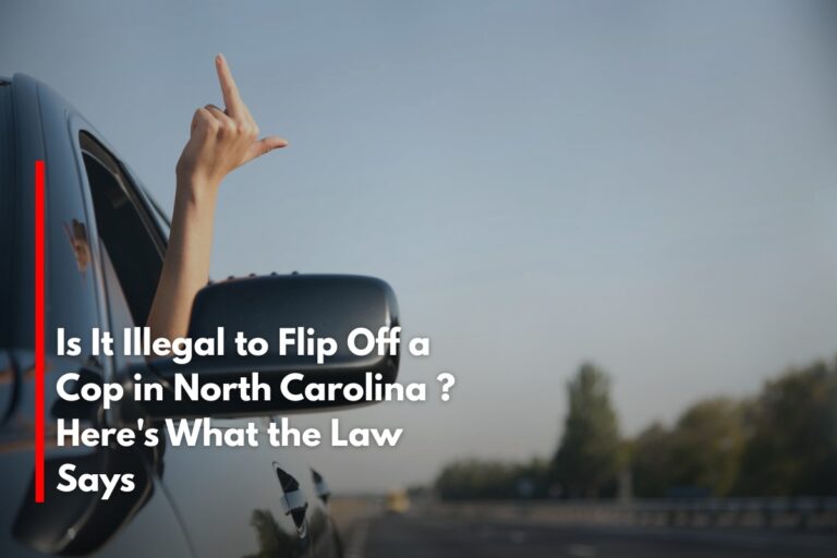 Is It Illegal to Flip Off a Cop in North Carolina ? Here's What the Law ...